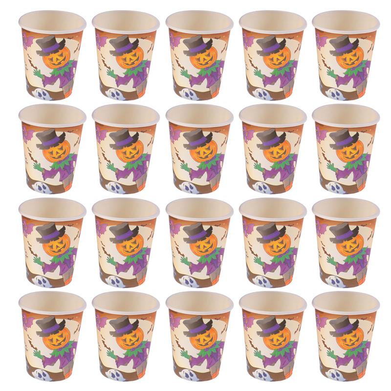 20Pcs Halloween Disposable Paper Cups Drinking Hal... – Vicedeal