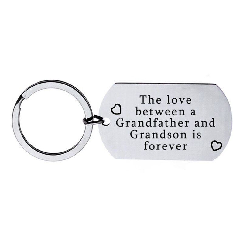 Personality Engraved Keychain Text Letter Key Chai... – Grandado