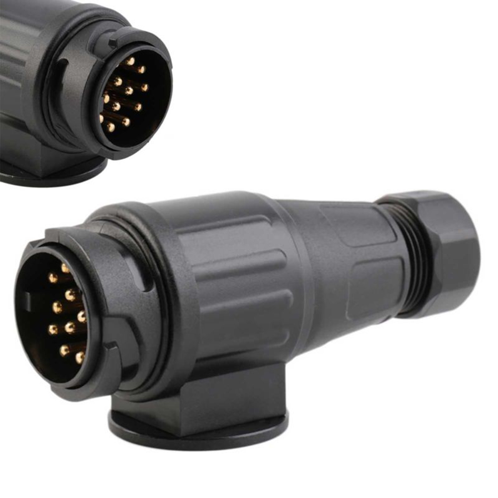 13-Stift Anhänger Stecker Verdrahtung Stecker 12V ... – Grandado