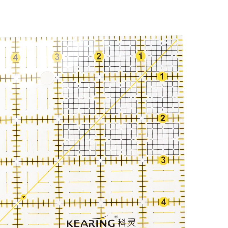 KEARING Square Ruler 6 Inch Patchwork Ruler Plasti... – Grandado