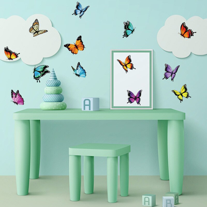 3Pcs/Sheet Butterfly Stickers Diary Sealing Label ... – Grandado