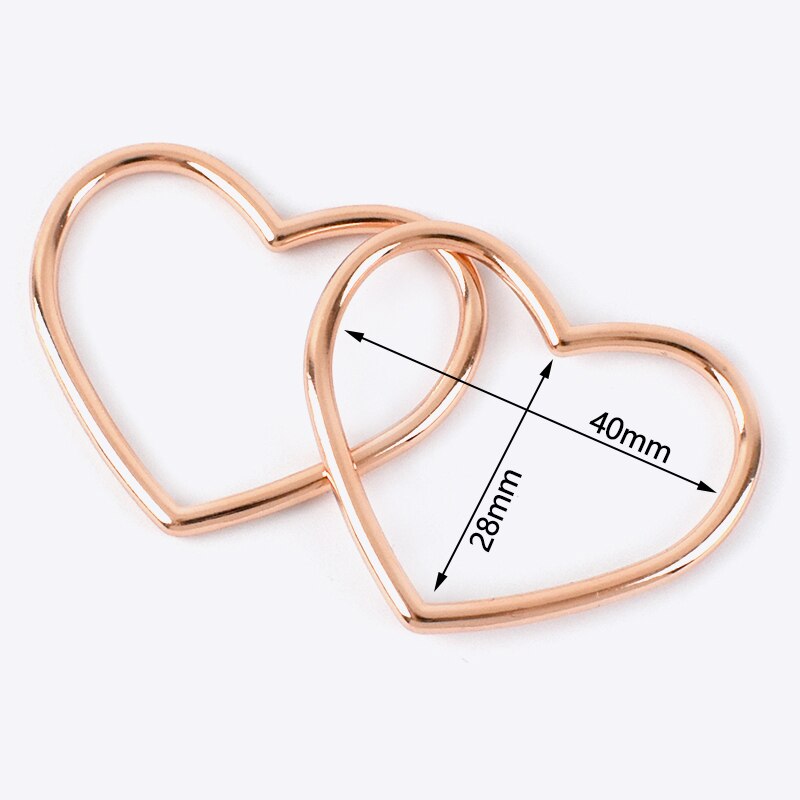 Meetee 10/30Pcs ID40X28mm Hart Ring Haak Metalen G... – Grandado