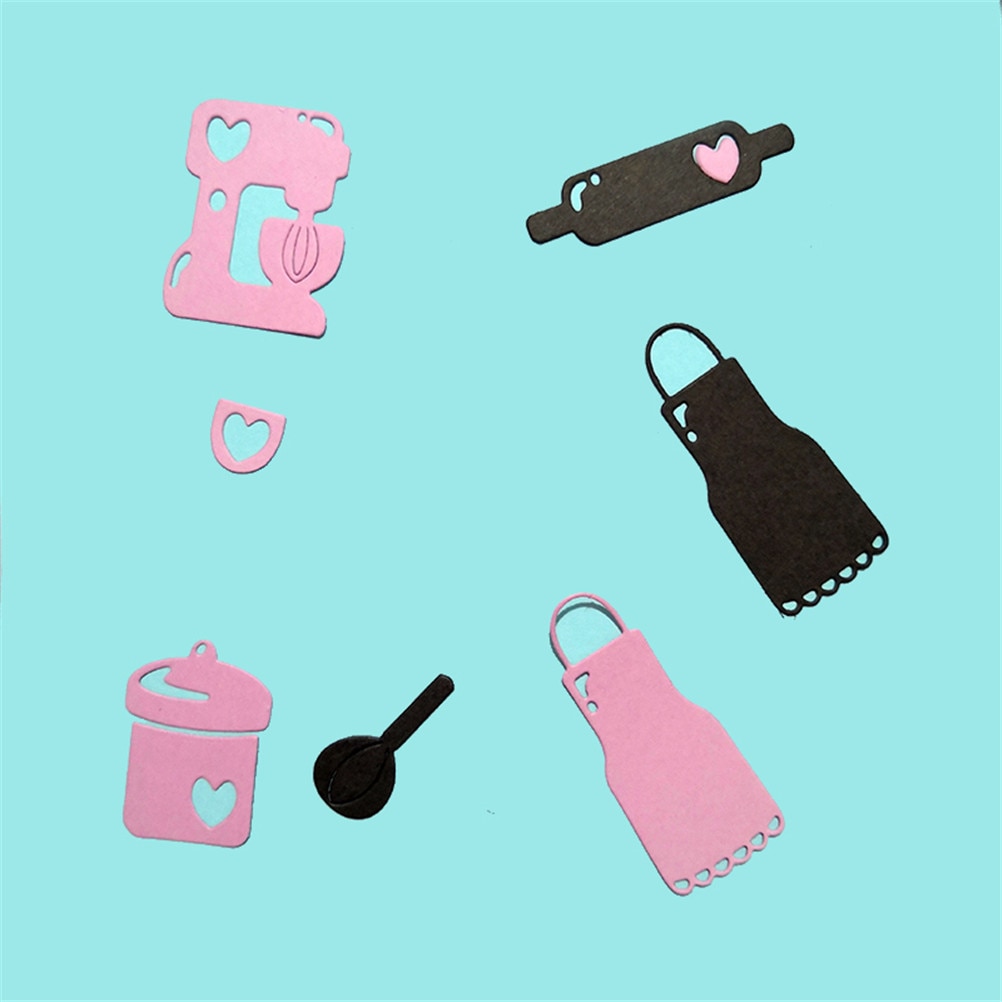 Metal Kitchen Apron Series Cutting Dies DIY Craft ... – Vicedeal