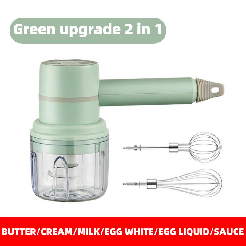 Electric Kitchen Chopper Garlic Masher Meat Grinde... – Grandado