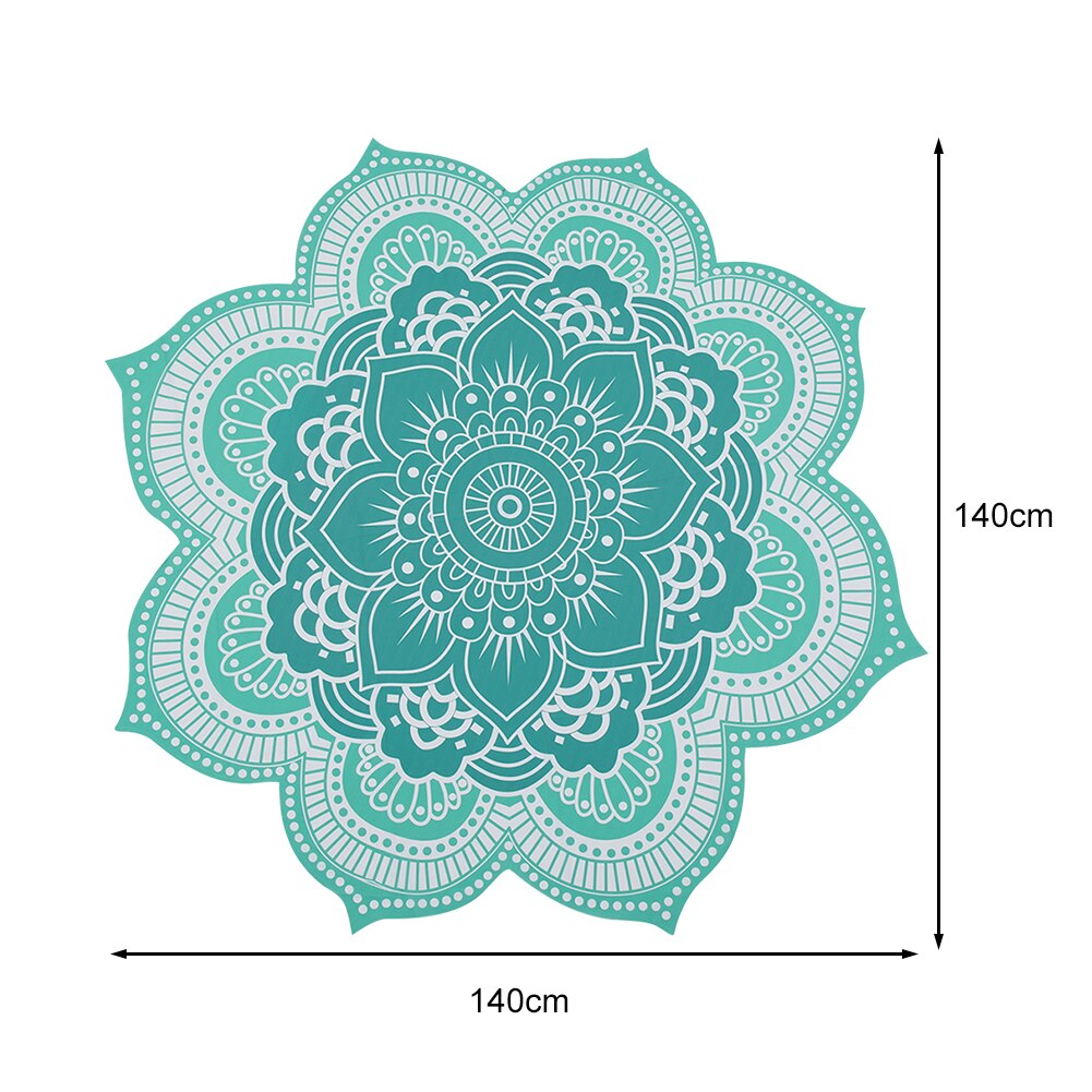 140X140Cm Ronde Indian Mandala Tapijt Muur Decor O... – Vicedeal