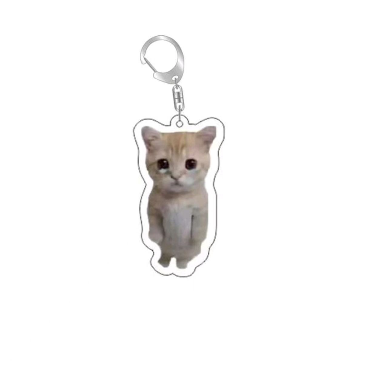 LLavero de Meme de gato Huh de cabra rambling, Mem... – Grandado