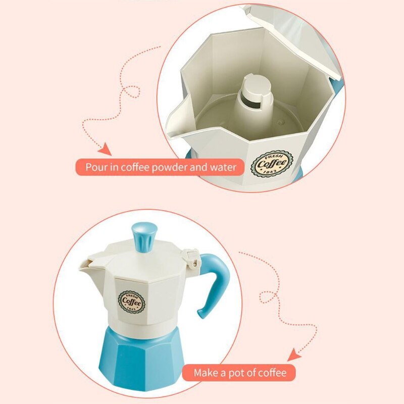 Toy Model Coffee Maker Moka Express Simulation Pot... – Grandado