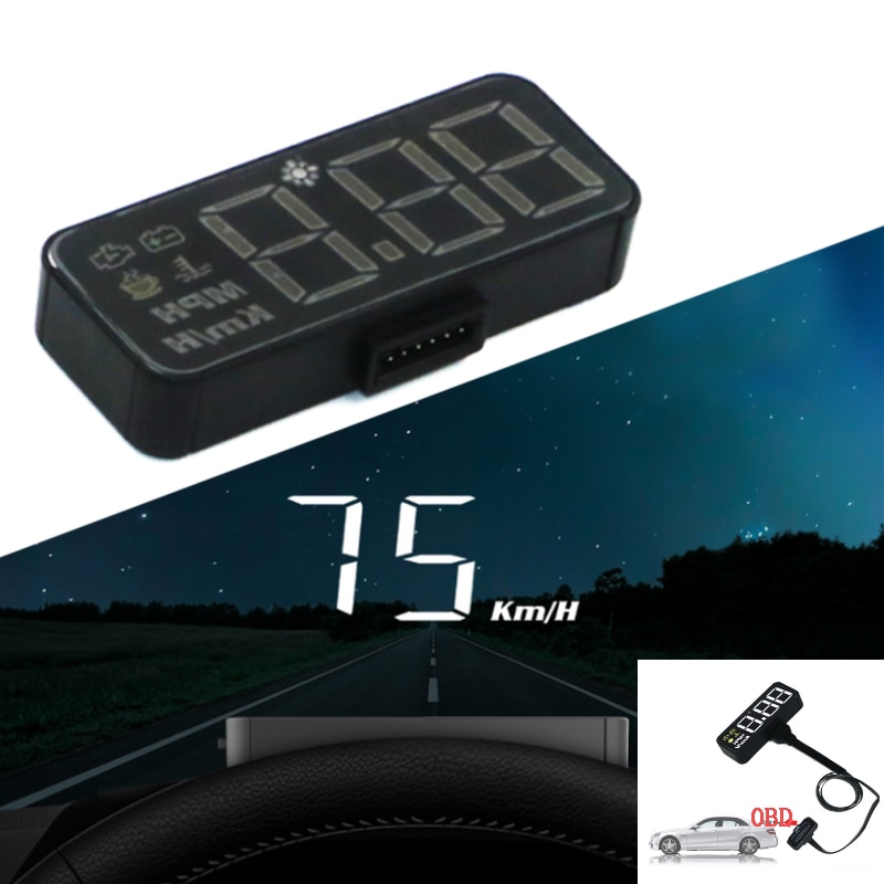 Car HUD OBD2 Head-up Display Windshield Speed Proj... – Grandado