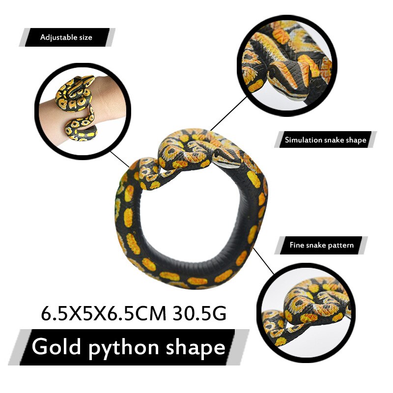 Pvc Simulatie Snake Armband Speelgoed Python Cobra... – Vicedeal
