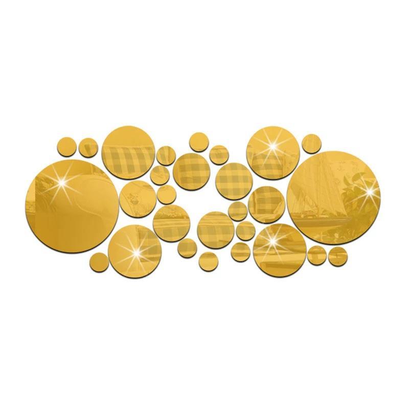 26 Stks/set Diy Ronde Punt Acryl Spiegel Effect St... – Vicedeal