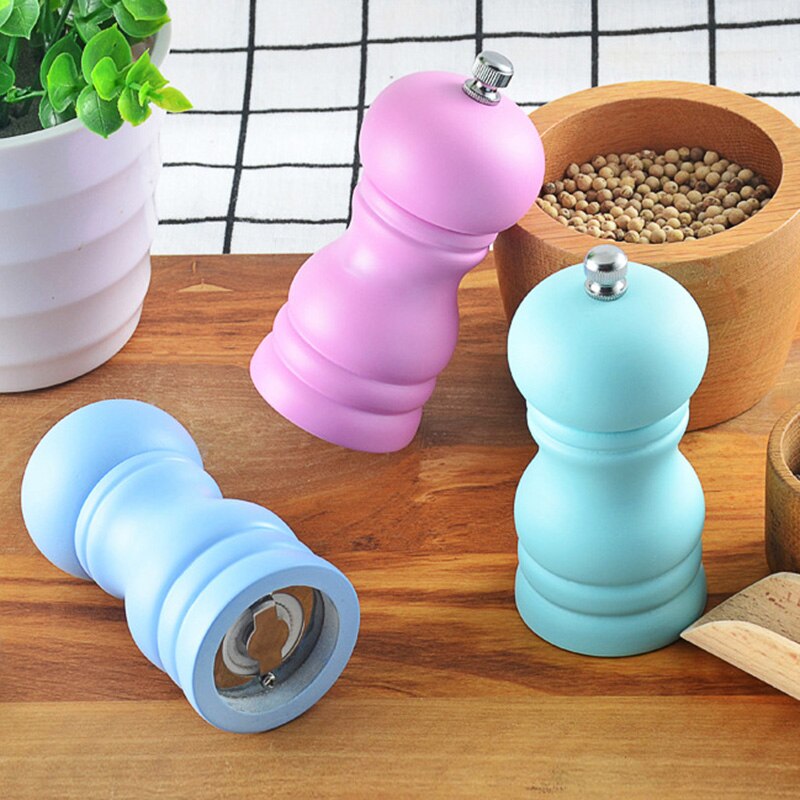 Salt and Pepper Mill Solid Wood Pepper Mills with ... – Vicedeal
