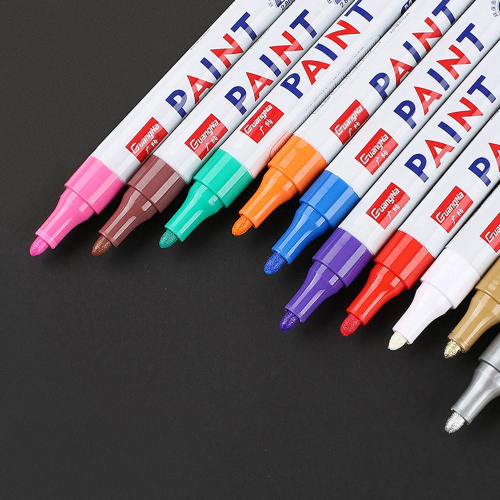 12 Colors Paint Marker Waterproof Permanent Paint ... – Grandado