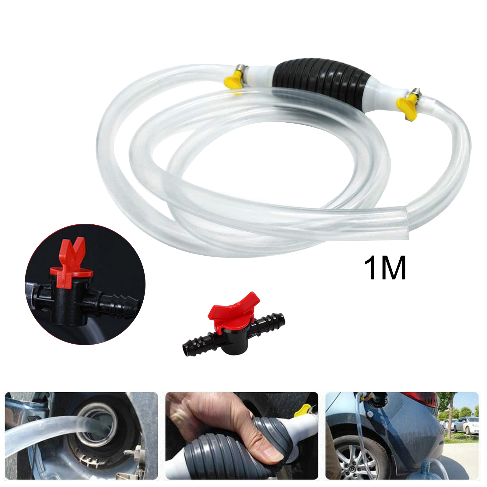 High Flow Siphon Hand Pump Portable Manual Car Fue... – Vicedeal