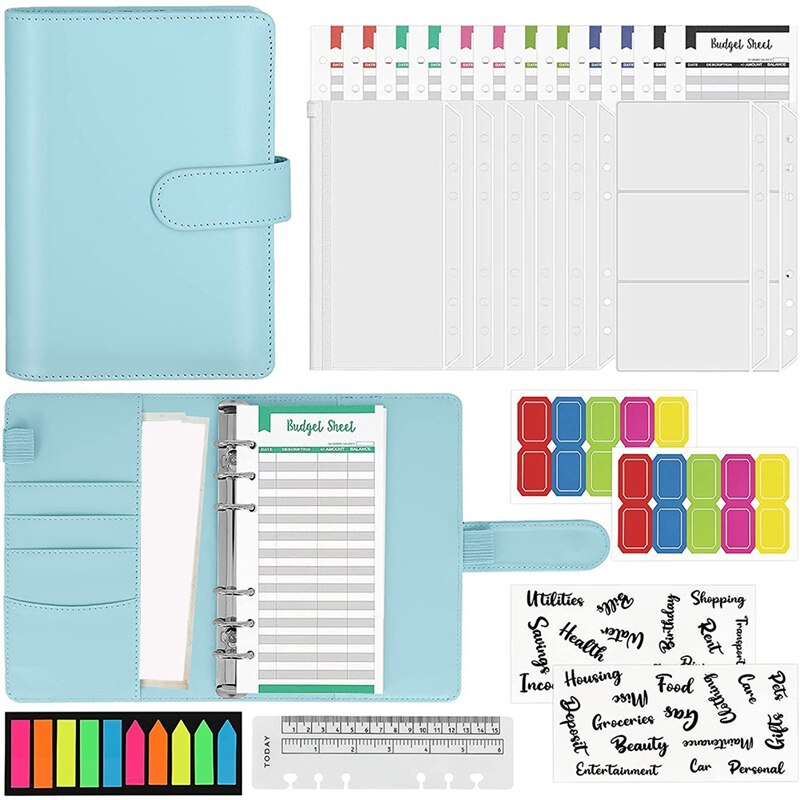 Carpeta de cuaderno A6 PU, cierre de hebilla magné... – Grandado