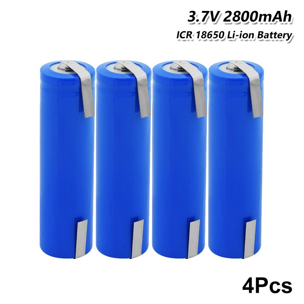 4Pcs 3.7V 2800mAh 18650 Lithium Rechargeable Batte... – Vicedeal