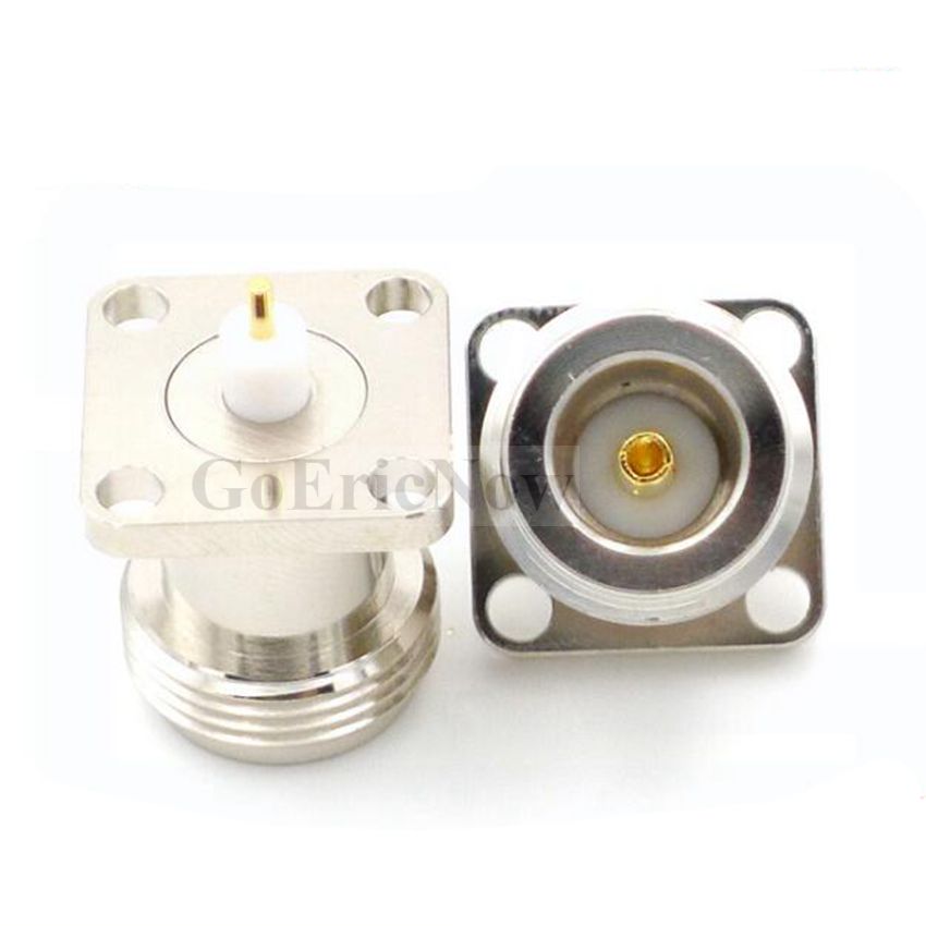5 pcs RF Coaxial straight N Female 4 Hole Flange W... – Grandado
