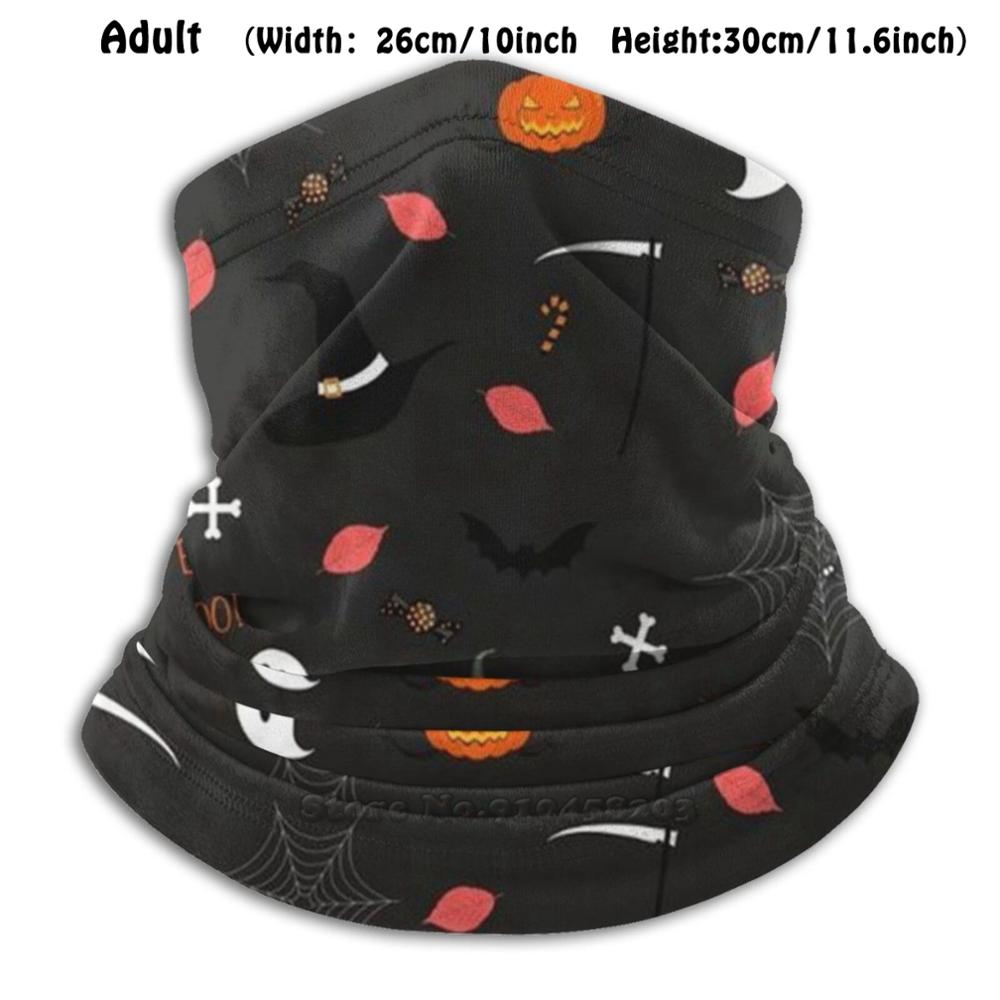 Happy Hall0wen 2 Scarf Neck Gaiter Warmer Headwear... – Grandado