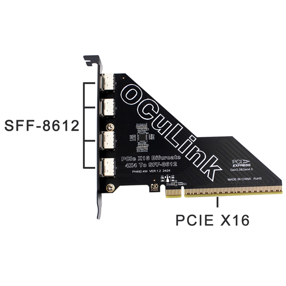 PCI Express 4.0 To Oculink Adapter PCIe X16 X8 X4 ... – Grandado