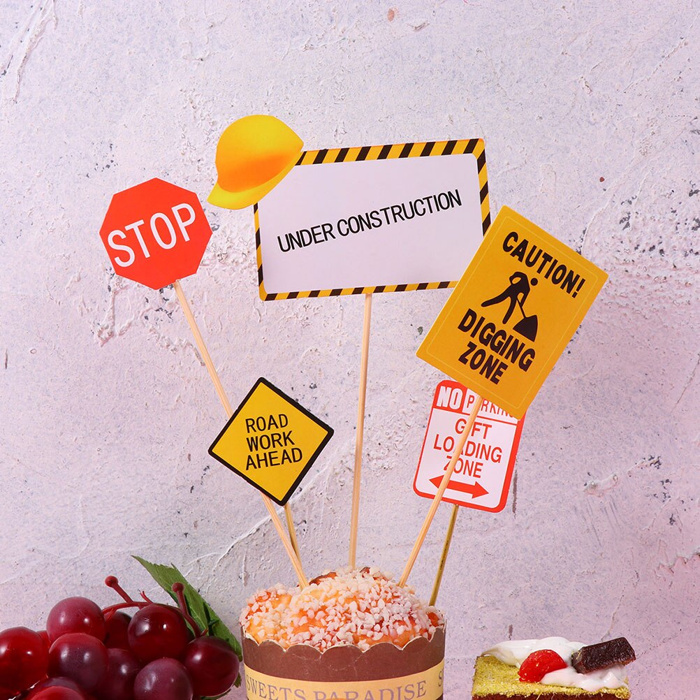 48pcs Cake Inserting Cards Theme Party Signs Cake ... – Grandado