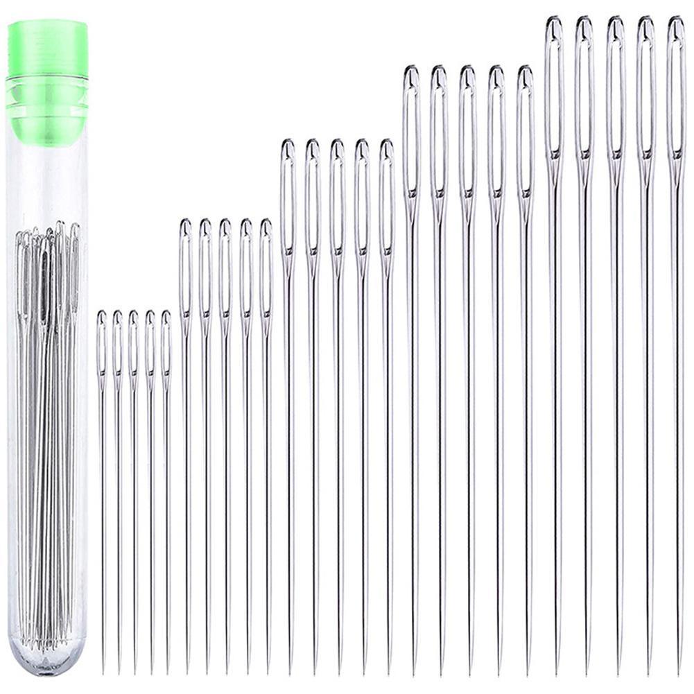 25 Stuks Grote Eye Stiksels Naalden Naalden Handge... – Grandado