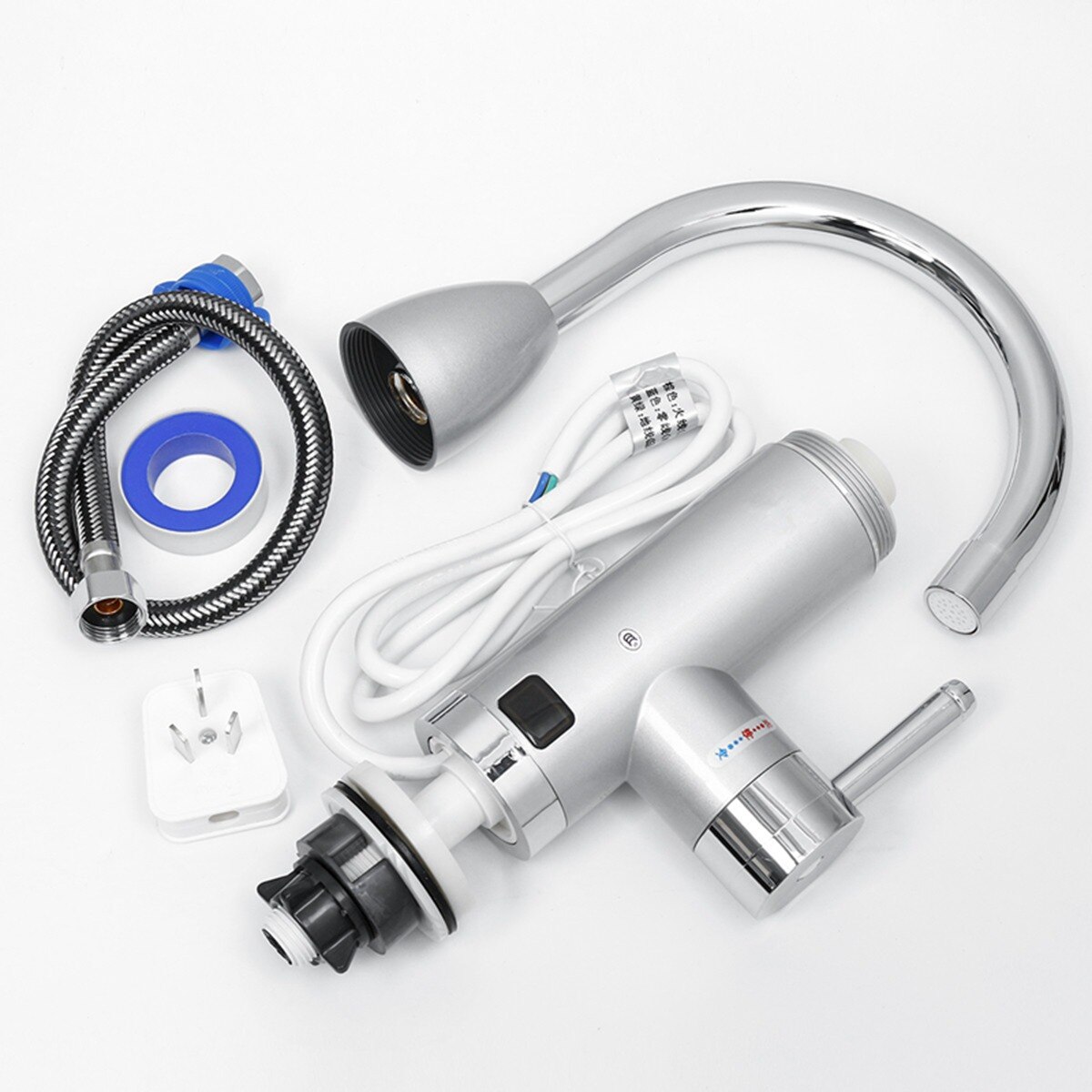 Electric Water Heater Faucet Cold Mixer Faucet 360... – Vicedeal