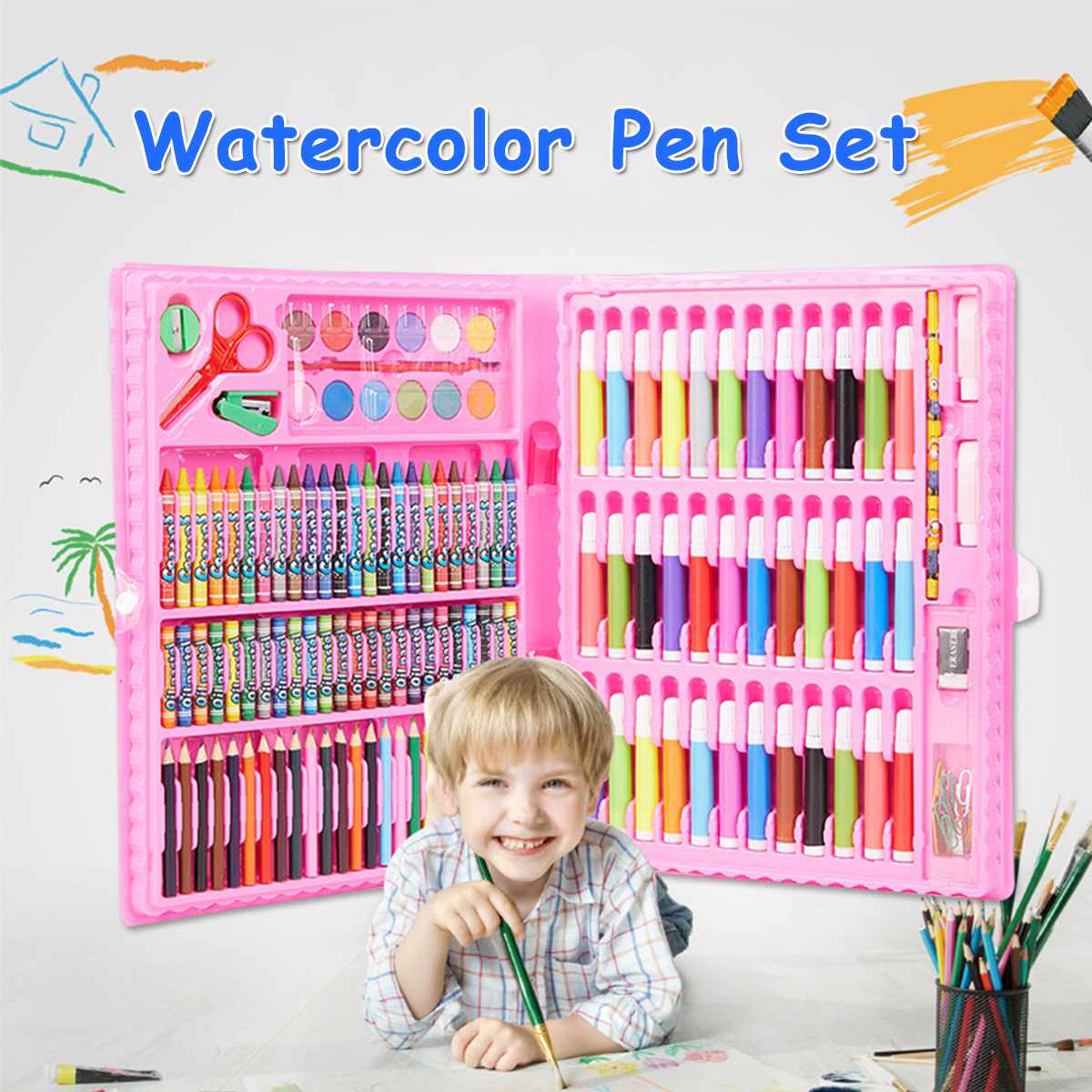 150PCS Arts Colored Pencil Artist Kit Set Painting... – Vicedeal