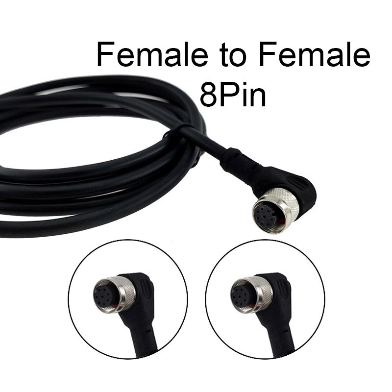 M12 sensor connector cable double head waterproof ... – Grandado