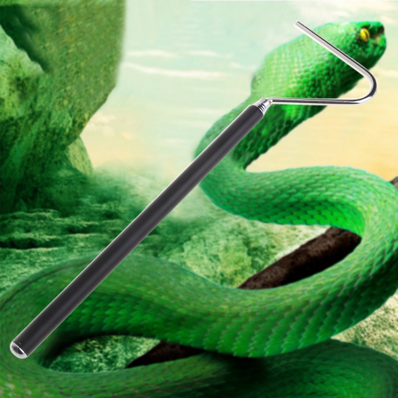 Durable Black/Silver Snake Hook Stainless Steel Bl... – Grandado