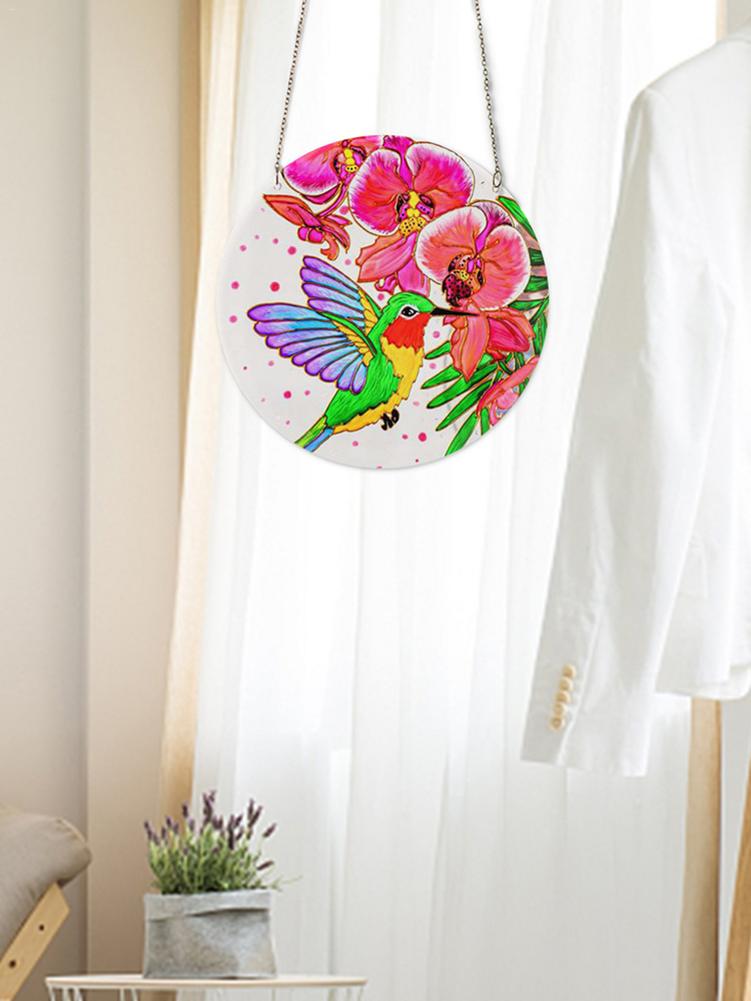 Suncatcher Panel For Window Indoor Hummingbird Sta... – Grandado