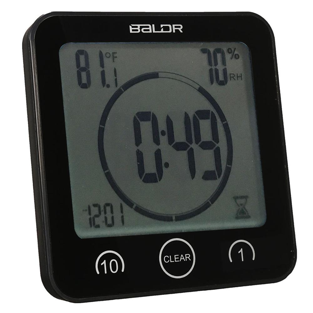 Waterproof LCD Digital Wall Clock Shower Suction W... – Grandado