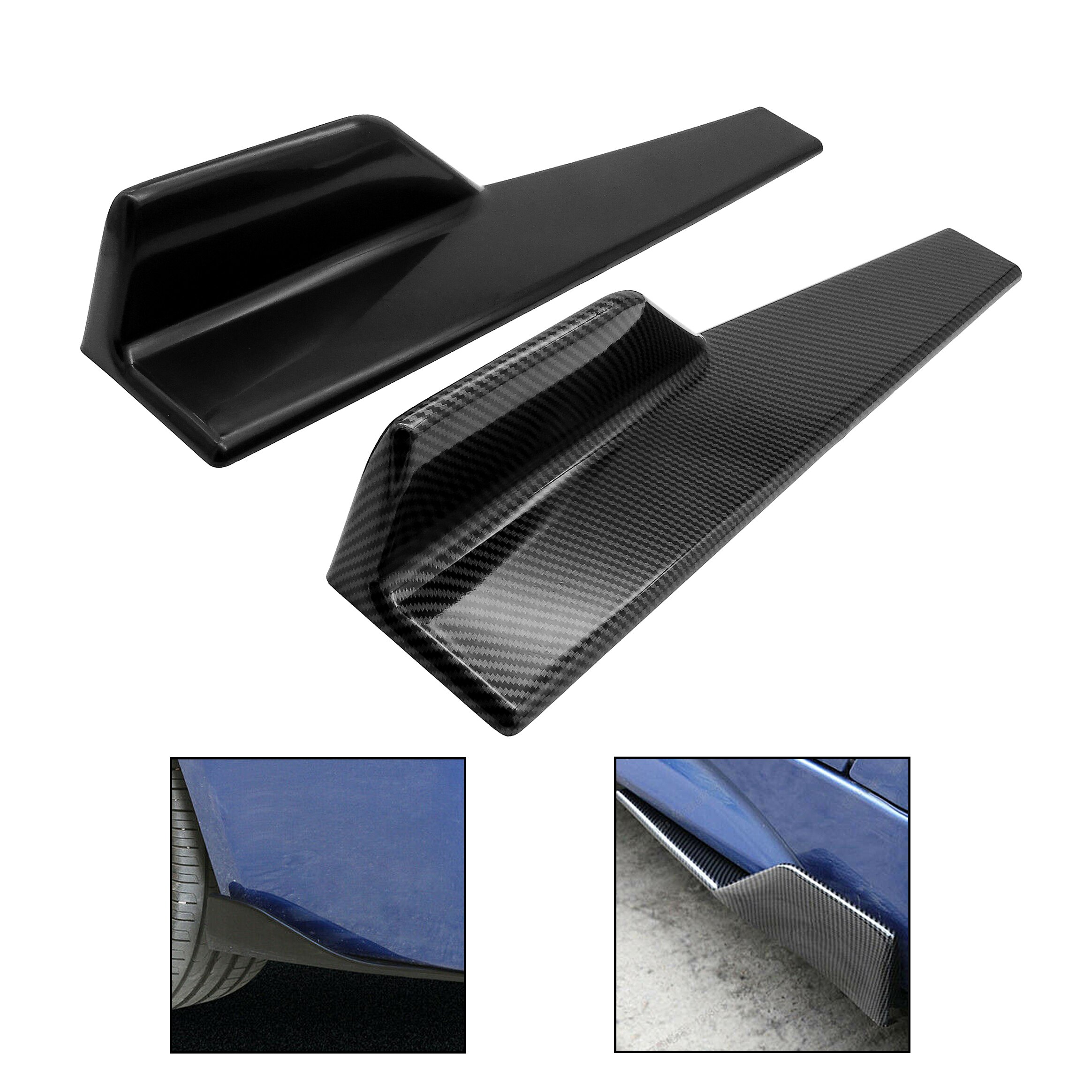 1 Pair 45cm Car Wide Body Side Skirts Splitters Ki... – Grandado