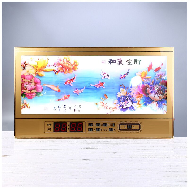 LED Digital Calendar Living Room Office Wall Clock... – Grandado