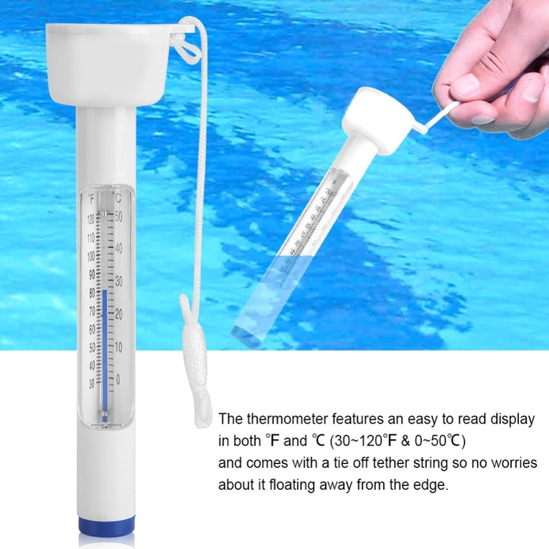 Floating Thermometer Baby Pool Thermometer Outdoor... – Grandado