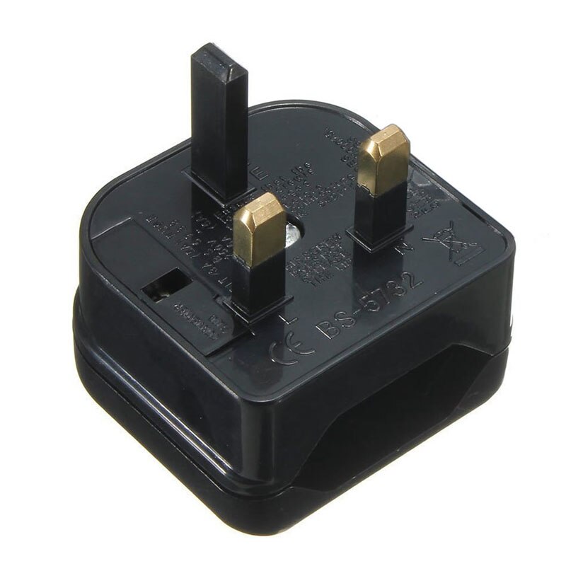 European Euro EU 2 Pin to UK 3Pin Power Socket Tra... – Grandado