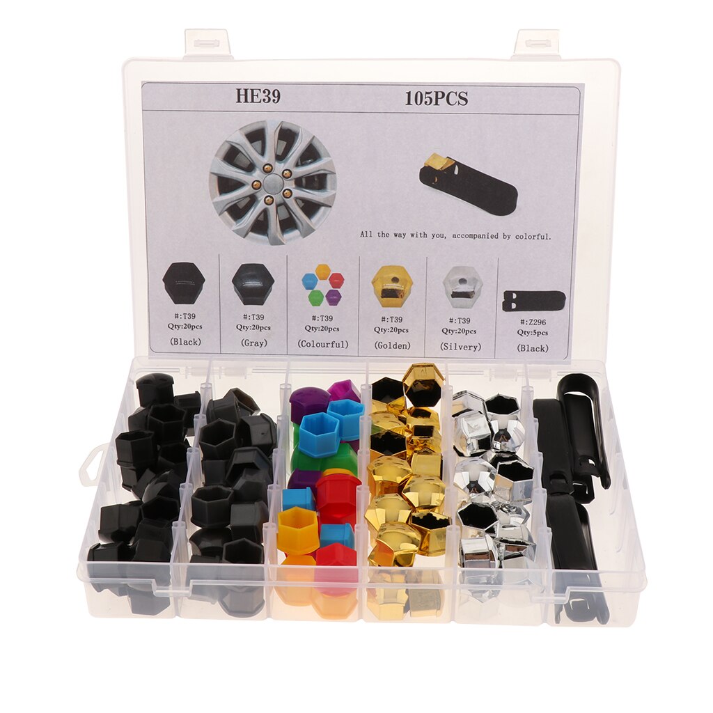 17mm Silicone Hexagonsal Wheel Lug Nut Cover Prote... – Grandado