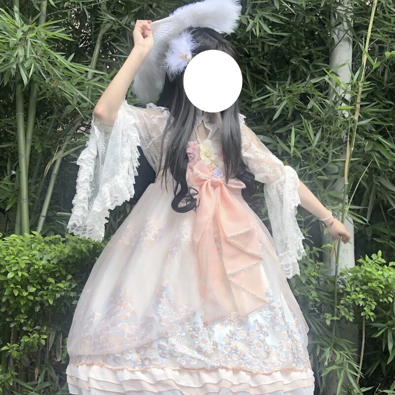 Chinese style Lolita sweet jsk suspender dress Cos... – Grandado