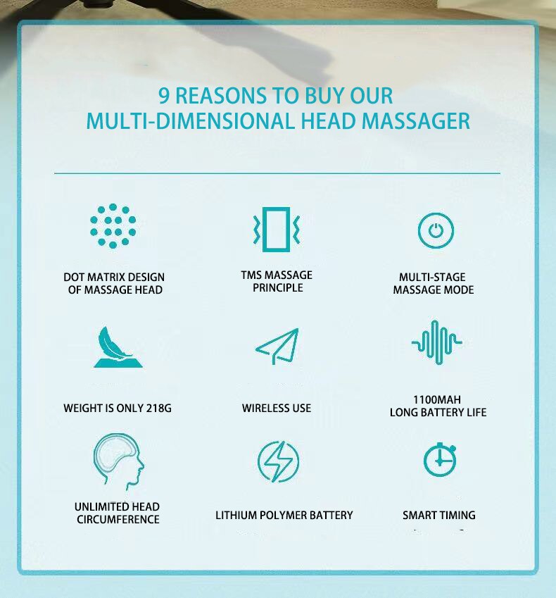 Electric Vibration Head Massager Relax Scalp Massa... – Vicedeal