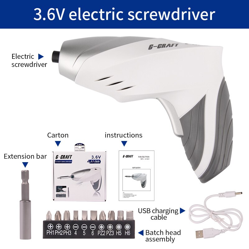 Huishoudelijke Elektrische Schroevendraaier Oplaad... – Grandado