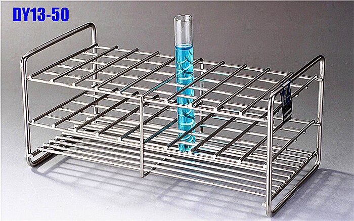 Wire Test Tube Rack 50 Holes Dia.14.5 mm Stainless... – Grandado