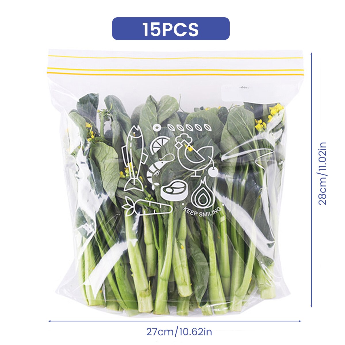 15/25/30 pcs Reusable Fresh Bags Food Storage Bag ... – Vicedeal