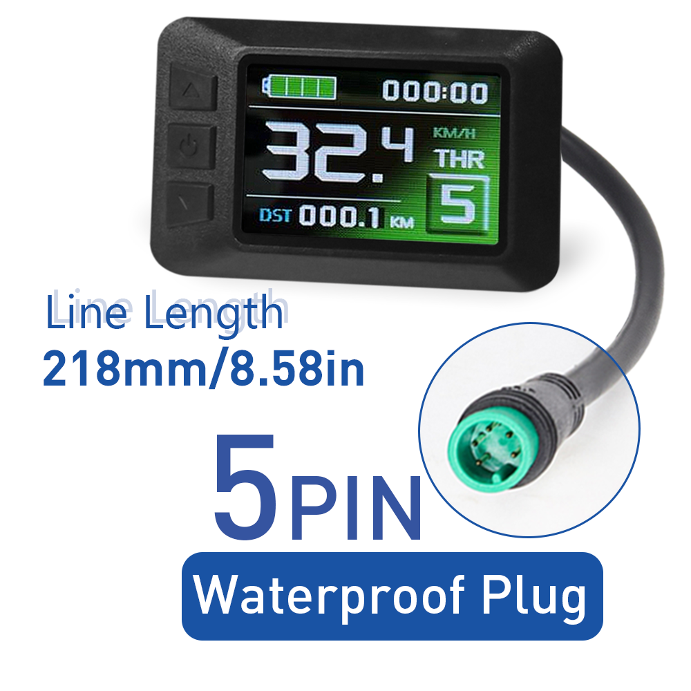 KT Ebike Display LCD7C TFT 24V/36V/48V Electric Bi... – Grandado