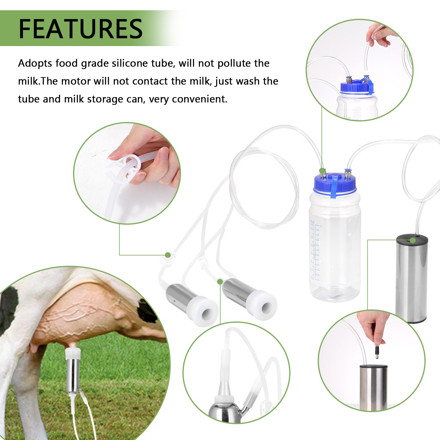 Professionele Elektrische Melkmachine Vacuüm Melke... – Grandado