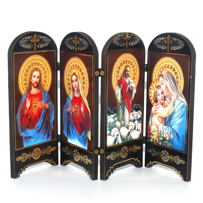 Religious figure icon screen desk decoration jesus... – Grandado