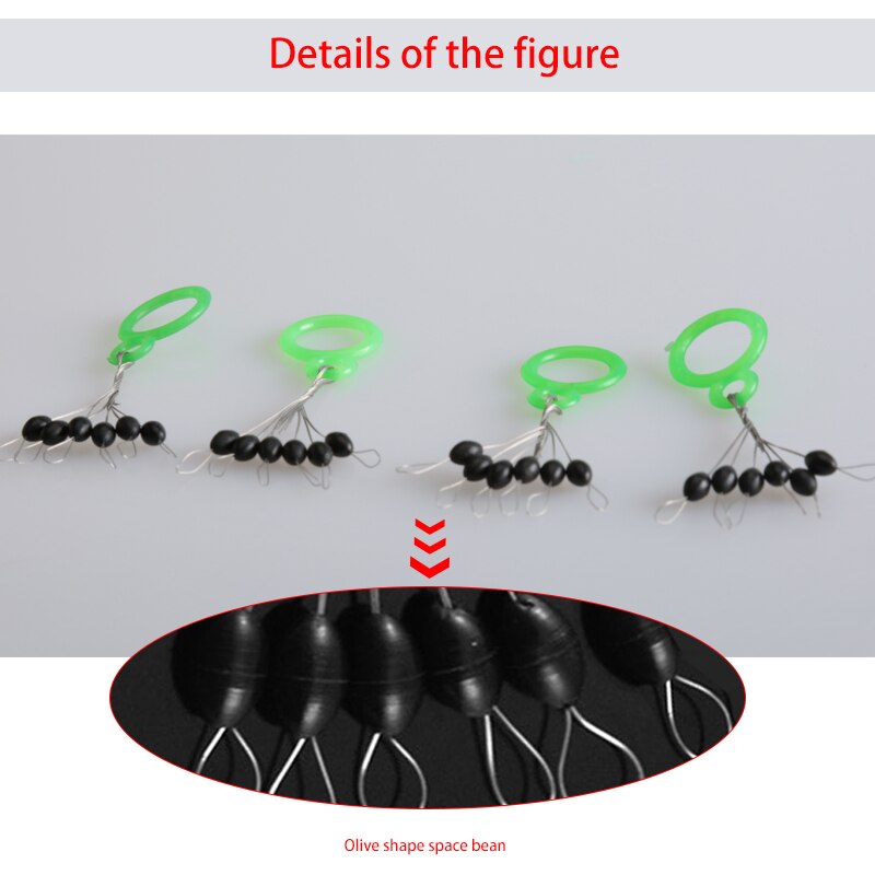 DONQL 30pcs/lot Fishing Float Black Rubber Stopper... – Vicedeal