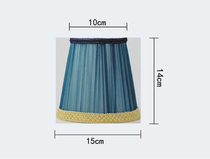 Dia 15cm blå lampskärmar för belysning, vägglampsk... – Vicedeal