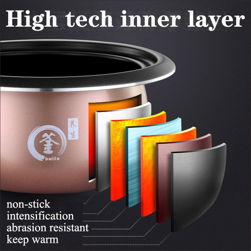 2-Layers Electric Rice Cooker Steam Machine Portab... – Vicedeal