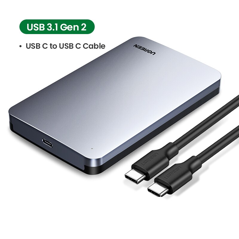 Ugreen HDD Case USB C Hard Drive Enclosure for 2.5... – Vicedeal