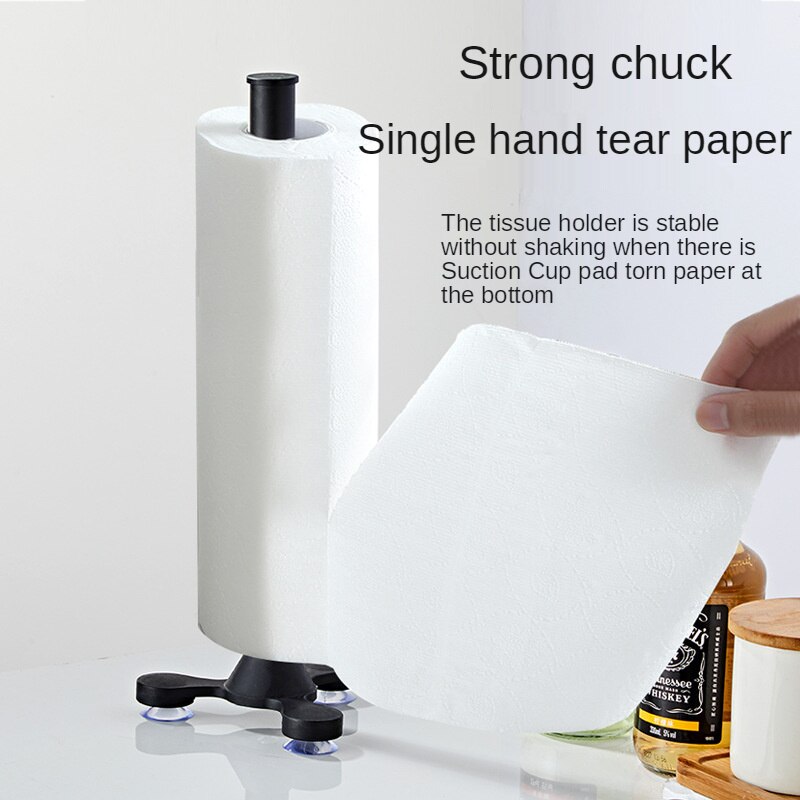 Simple Kitchen Roll Paper Towel Holder With Suctio... – Grandado
