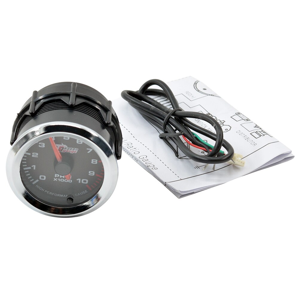 52mm Auto Car Tachometer RPM Boost Ext Water Temp ... – Grandado