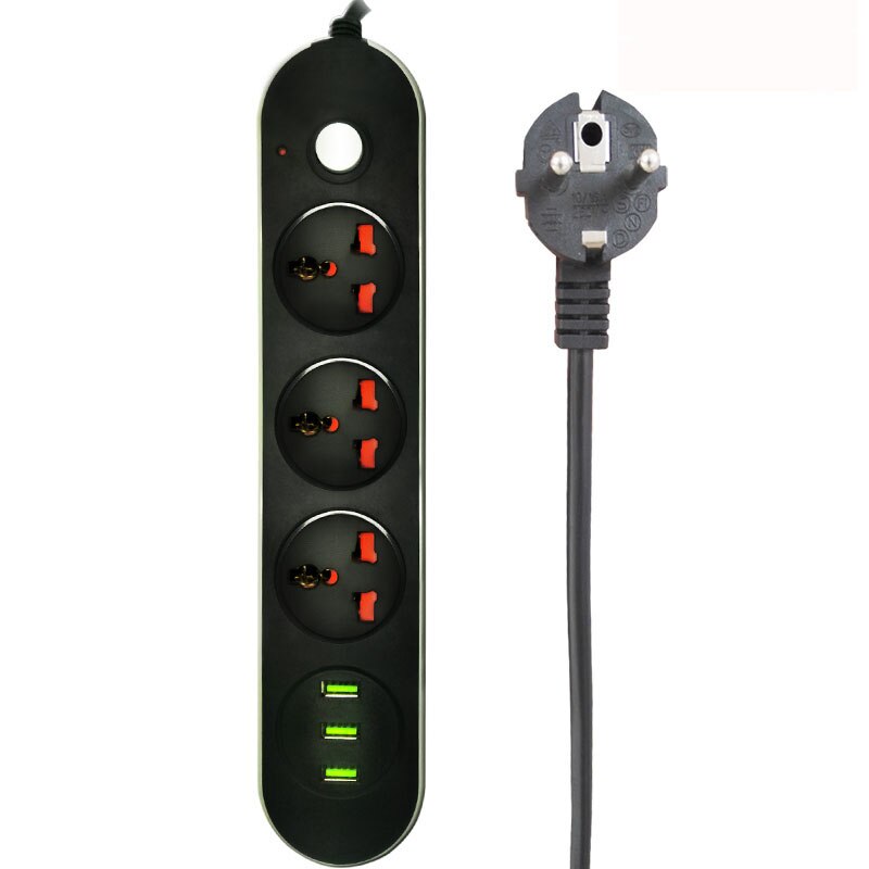 EU Power Plug Universal Outlet Netwerk Filter Exte... – Vicedeal